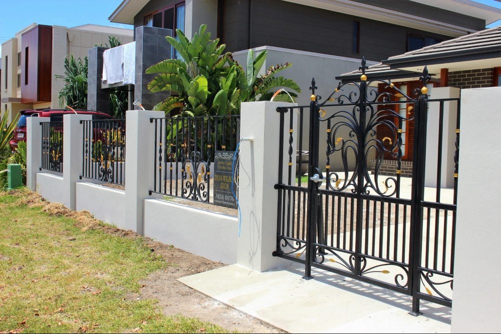Inspiring Wrought Iron Entrance Gates For Your Home